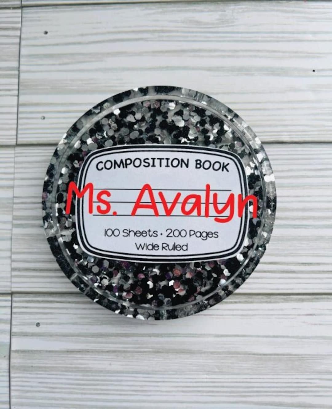 Unique Teacher Gift: Personalized Composition Book Coasters - Custom ...