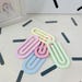 Jumbo Paperclip SVG Template Digital Bookmark Laser and Vinyl Cut File ...