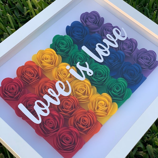 Flower Shadow Box - Etsy