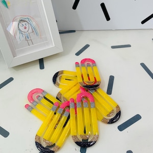 Pencil Jumbo Paperclip Bookmark | Pencil Bookmark | Jumbo Paper Clip ...