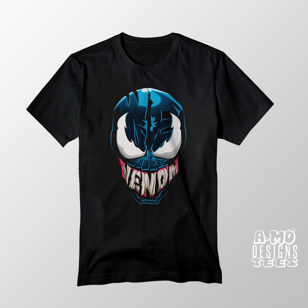 Venomous Typography Comic Book Villain T-shirt Unisex Fit and Ladies ...