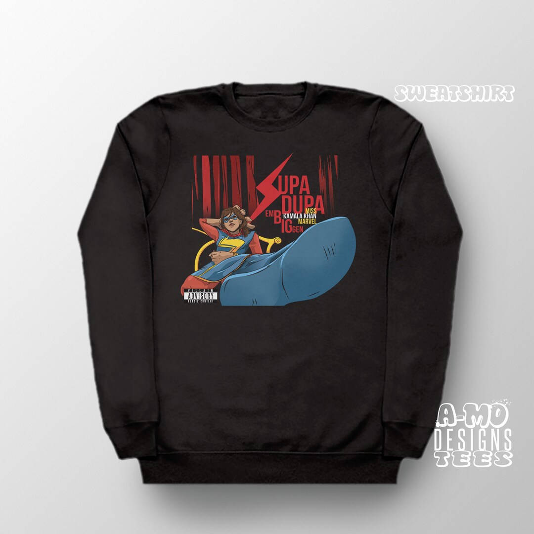 New Supa Dupa Big Superhero Sweatshirt and Hoodies Mashup - Etsy