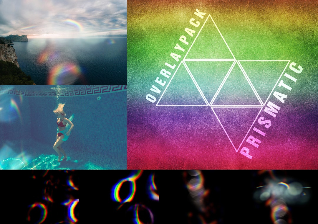 Prismatic 35 Prisma-lichteffekt Overlays - Etsy