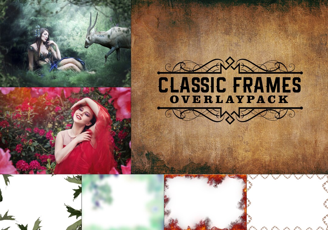 Classic Frames 70 Rahmen Overlays - Etsy