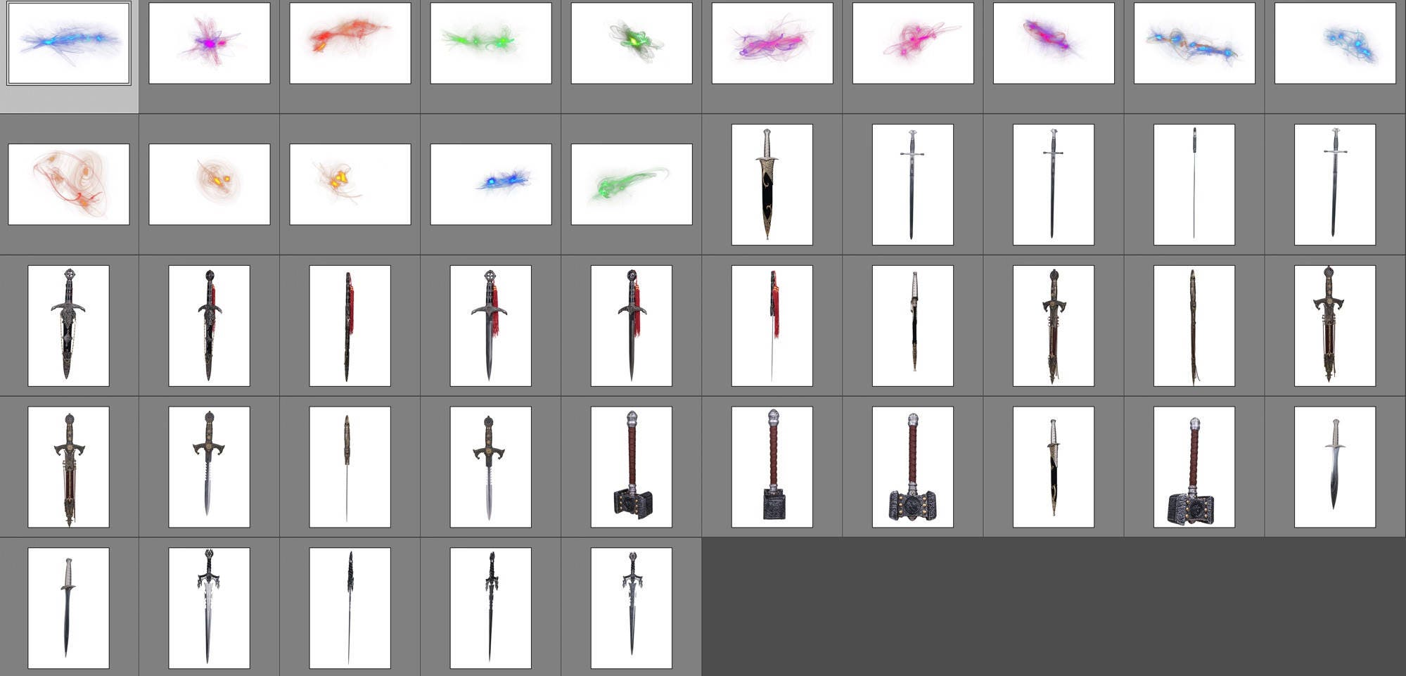 Weapon & Effects 45 Overlays - Etsy