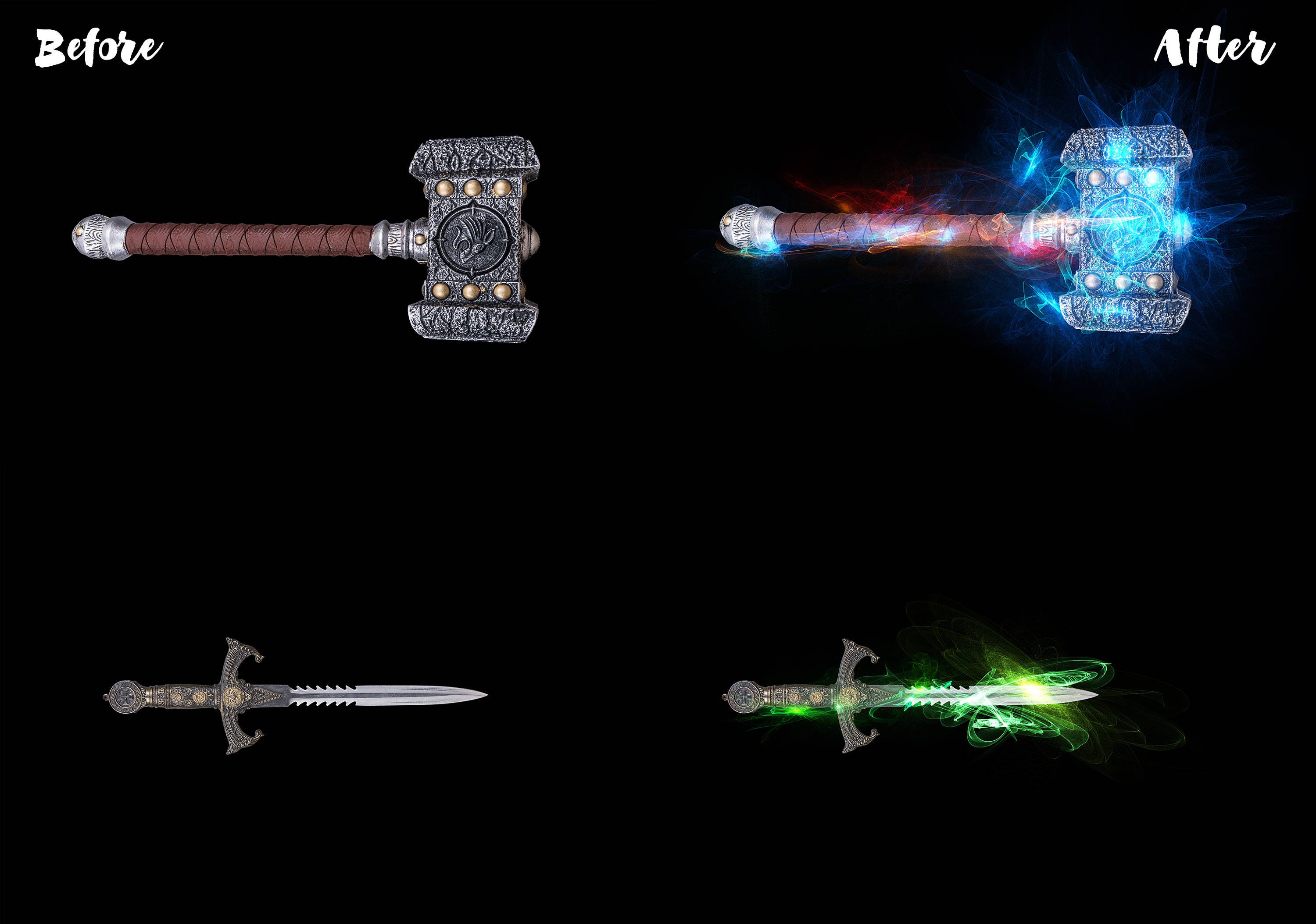 Weapon & Effects 45 Overlays - Etsy