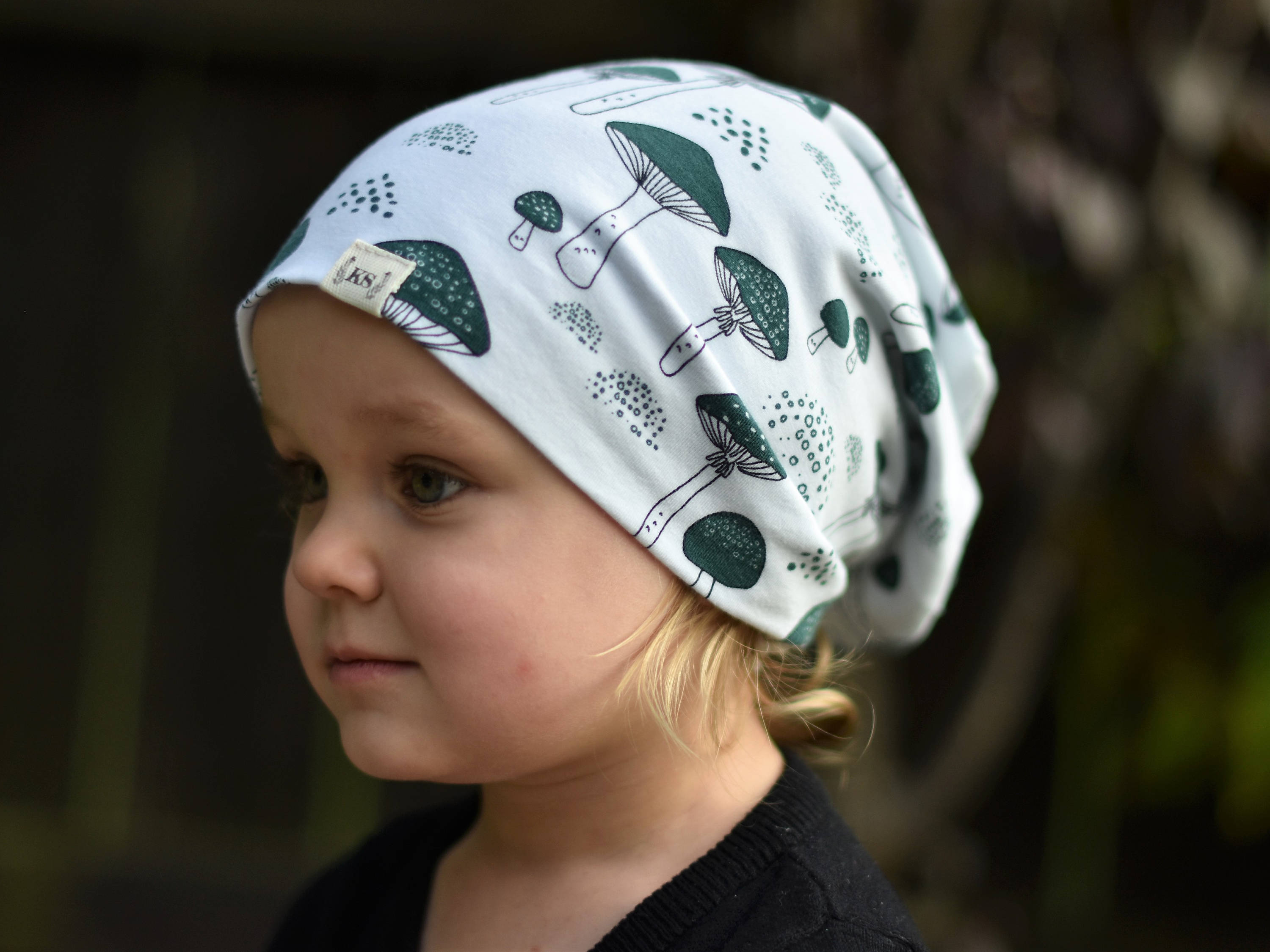 Slouchy baby beanie organic baby hat baby beanie woodland | Etsy