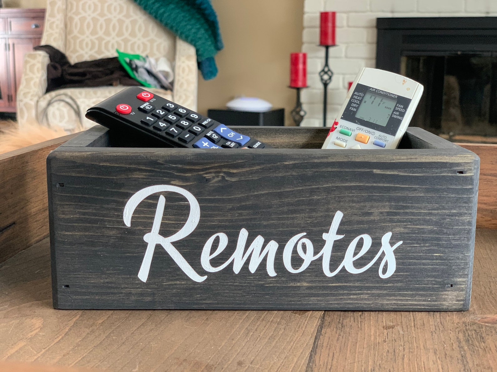 Remote Control Storage Box / Organization for Remote Controls - Etsy