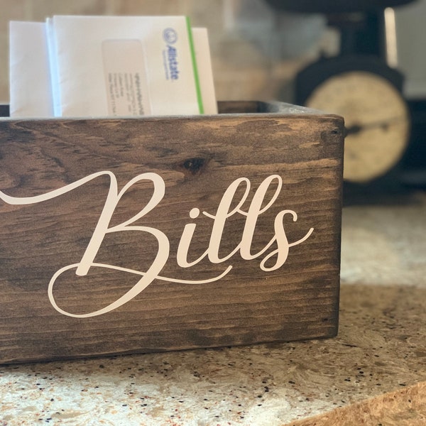 Bill Organizer - Etsy
