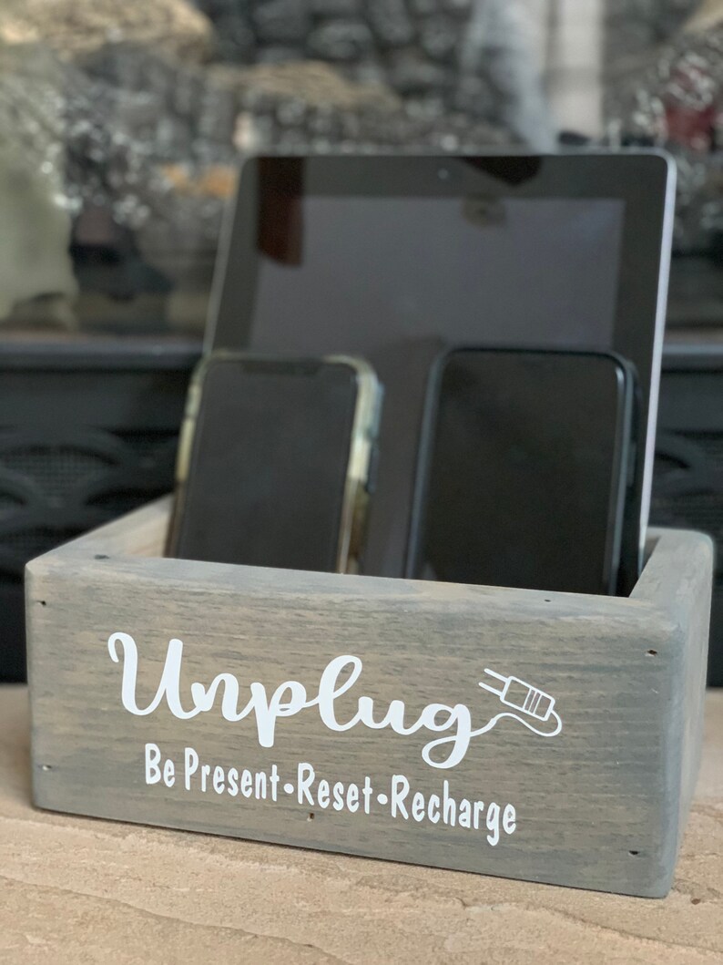 Unplug Phone Storage Box Box for Phone Devices Time Out Cell - Etsy