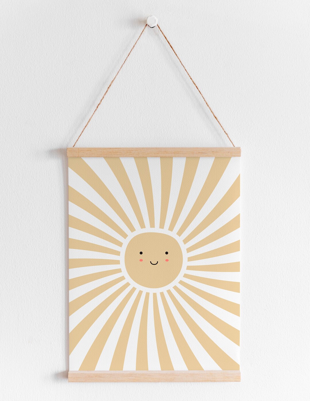 Smiling Sunbeam Print, Childrens Room Decor, Nursery Decor, Print, Baby ...