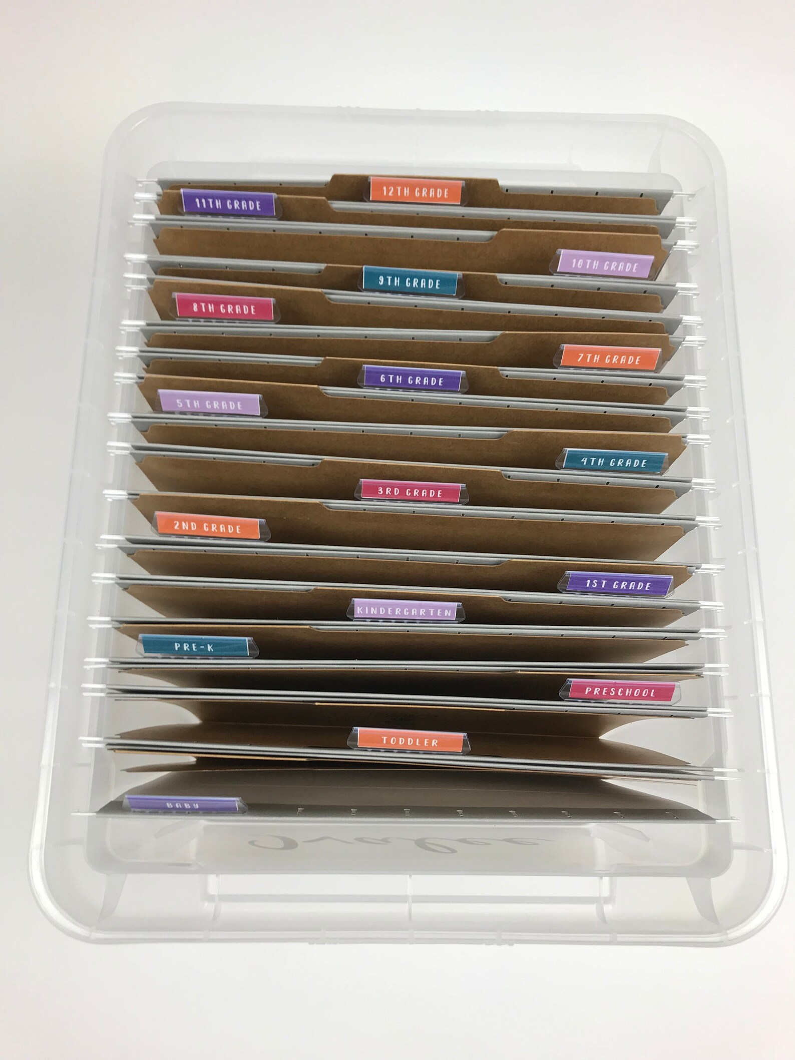 DOWNLOAD School Memory Box Student Filing System Kids | Etsy