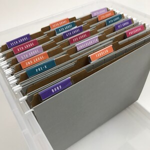 DOWNLOAD, School Memory Box, Student Filing System, Kids Artwork ...