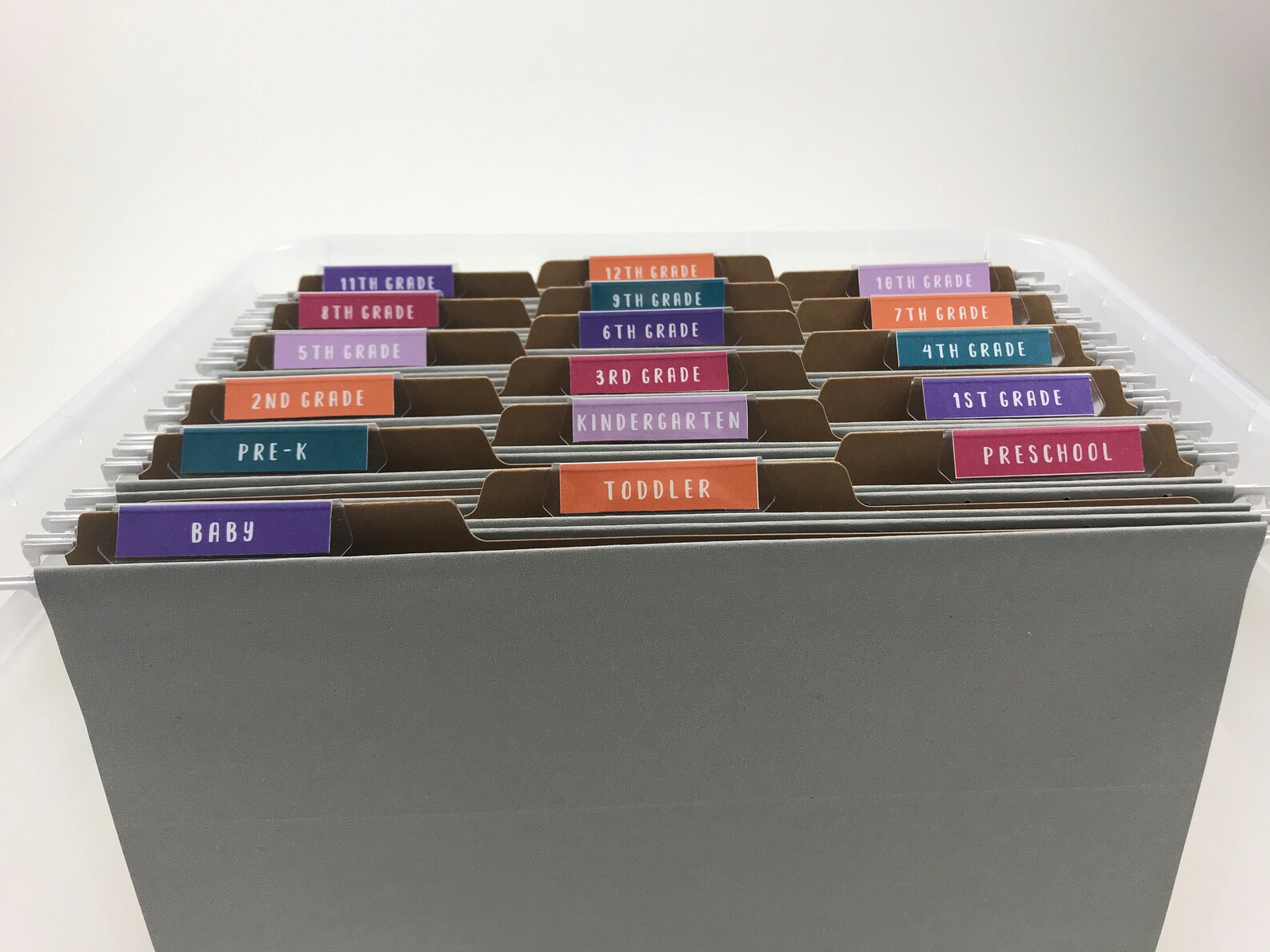 DOWNLOAD School Memory Box Student Filing System Kids | Etsy