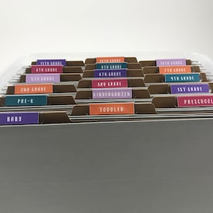 DOWNLOAD, School Memory Box, Student Filing System, Kids Artwork ...