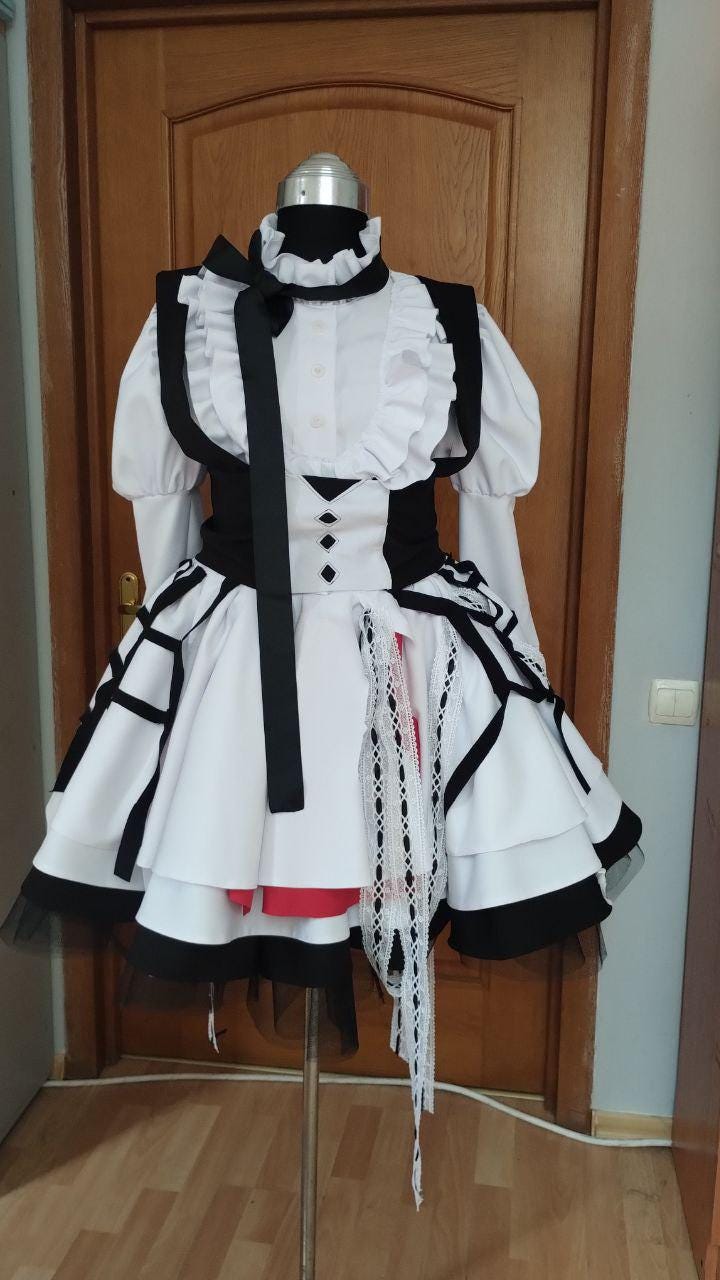 Bloom of Pain Mizuki Dress, Game Cosplay Costume, Akiyama Mizuki ...