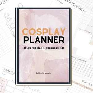 Digital Cosplay Planner, Cosplay Costume Planner, Cosplay Journal ...