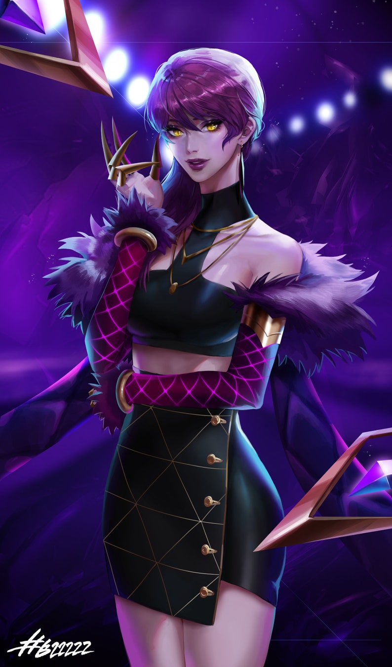 Evelynn Kda Cosplay League Of Legends Cosplay Cosplay Etsy