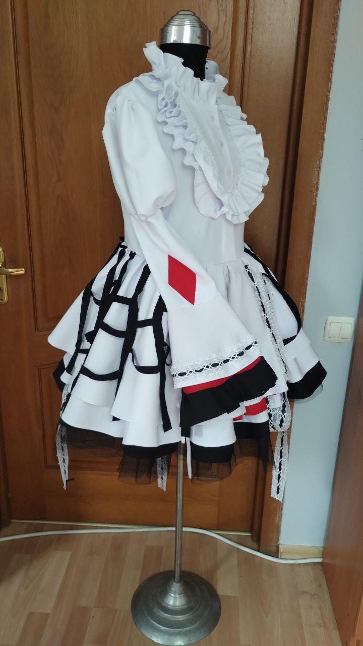 Bloom of Pain Mizuki Dress, Game Cosplay Costume, Akiyama Mizuki ...