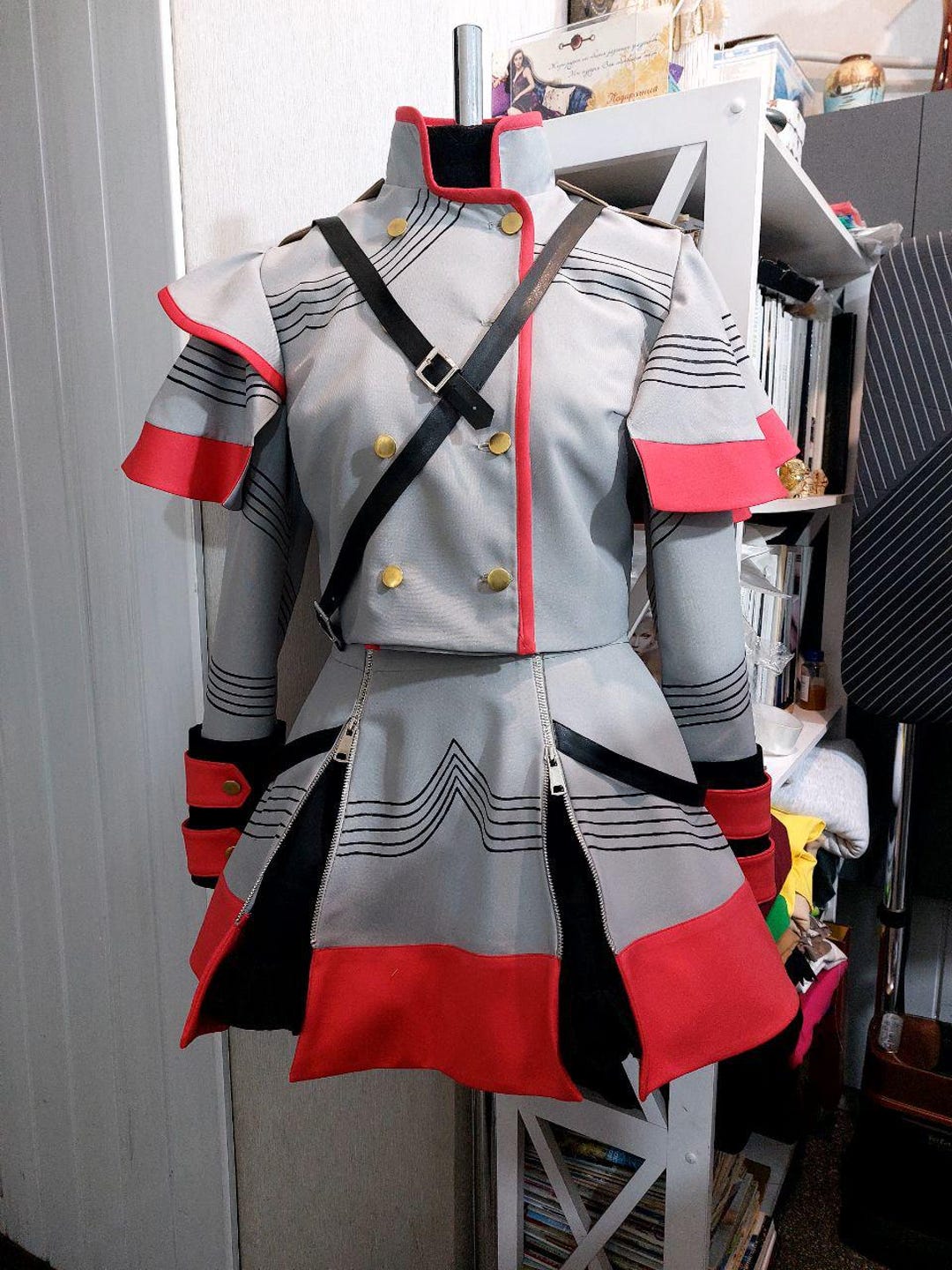 Kasane Teto Cosplay, Kasane Teto Costume, Kasane Teto Dress, Vtuber ...