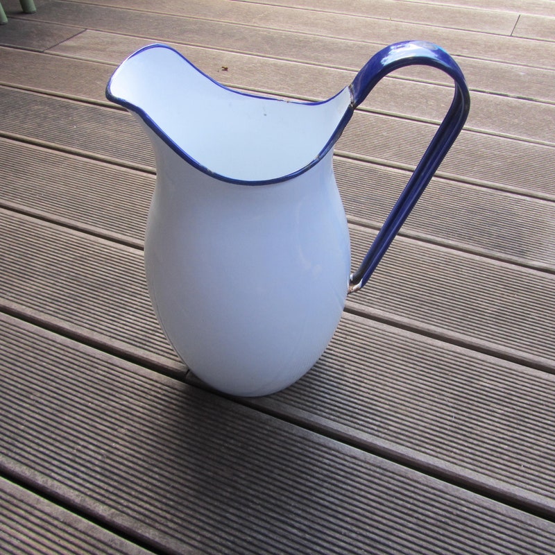 Enamel Pitcher - Etsy