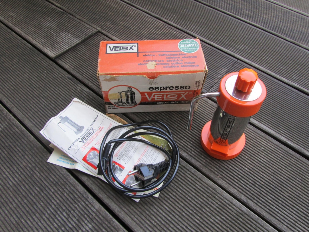 Velox Electric Espresso Coffee Maker Micro Type 1 Cup Original Velox ...