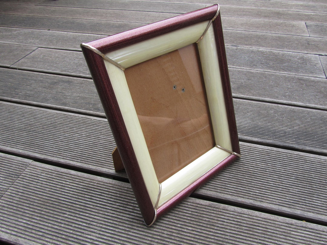 50s Photo Frame in Resin Metal and Wood of Marc and Ivory - Etsy