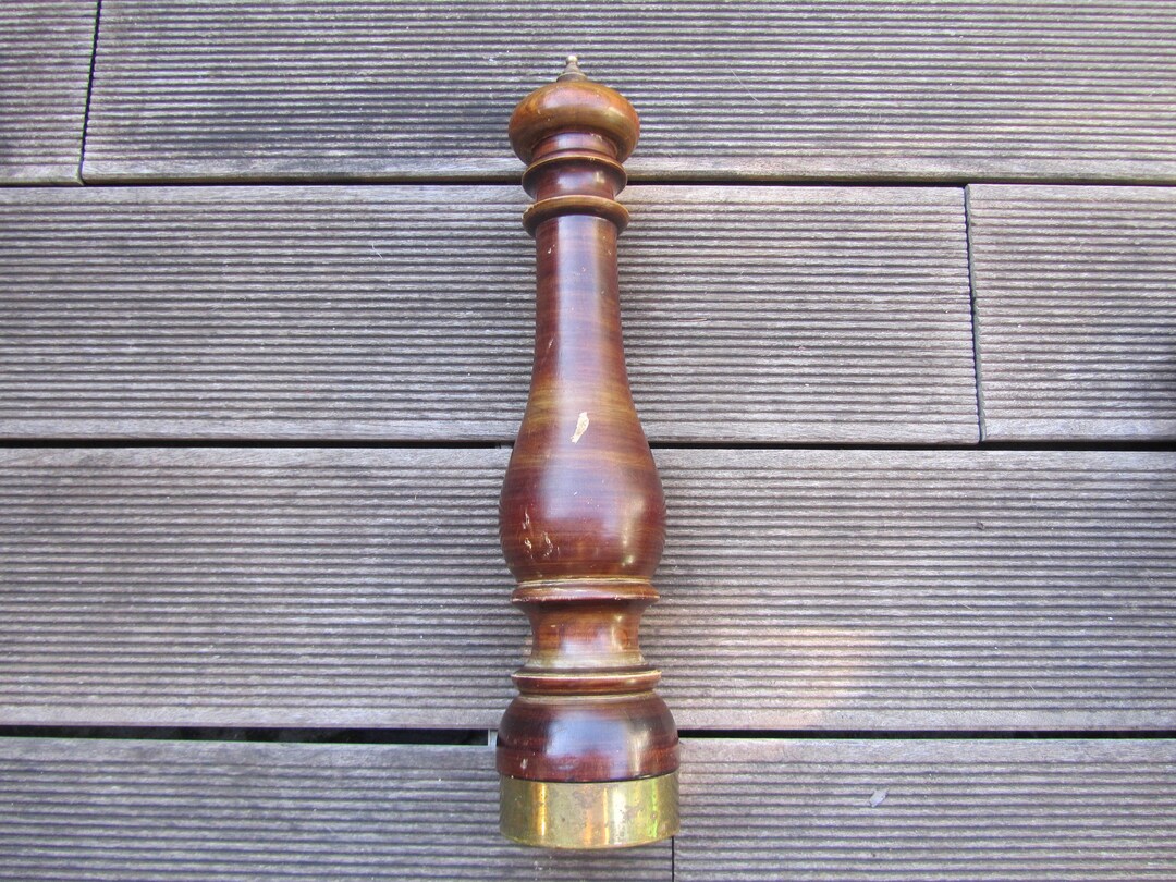 Wooden Pepper Mill by C. C. Chiarugi Firenze - Height 38 Cm - 1950s ...