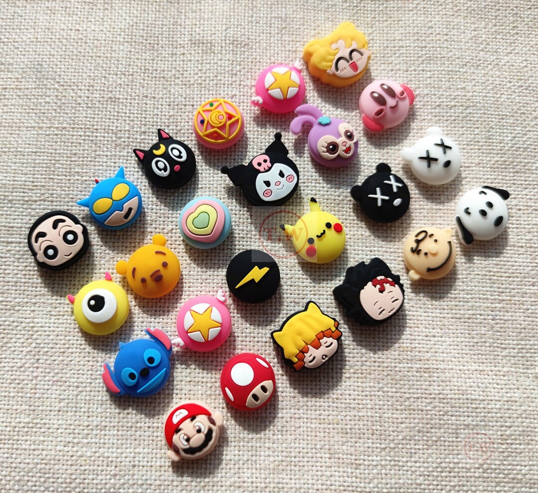 Cute Pikachu Thumb Grip Caps Joystick Cap for Nintendo Switch - Etsy ...