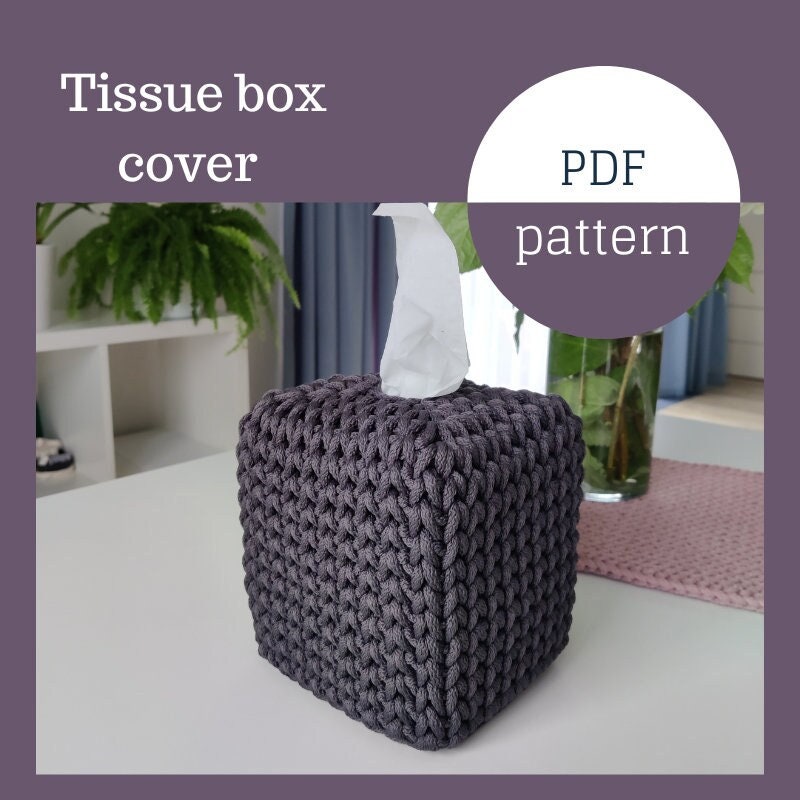 Tissue Box Cover Knitting Pattern