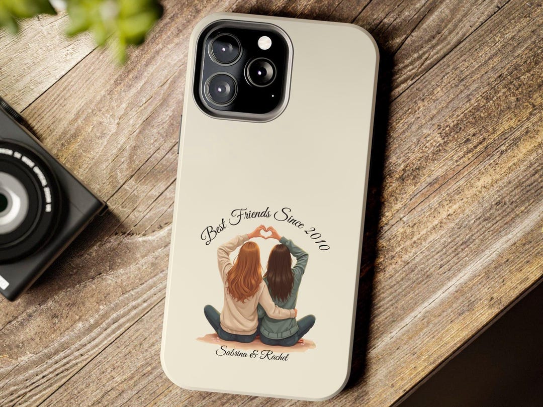 Custom Best Friends Phone Case, Personalized Gift for Besties, Soul ...