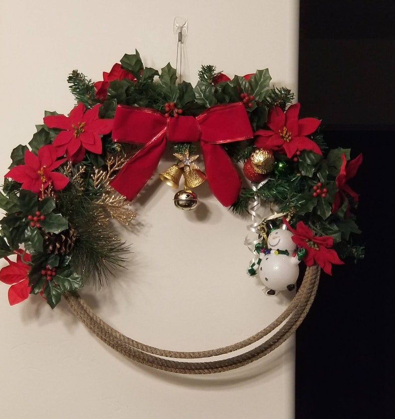 Western Rope Christmas Wreath | Etsy