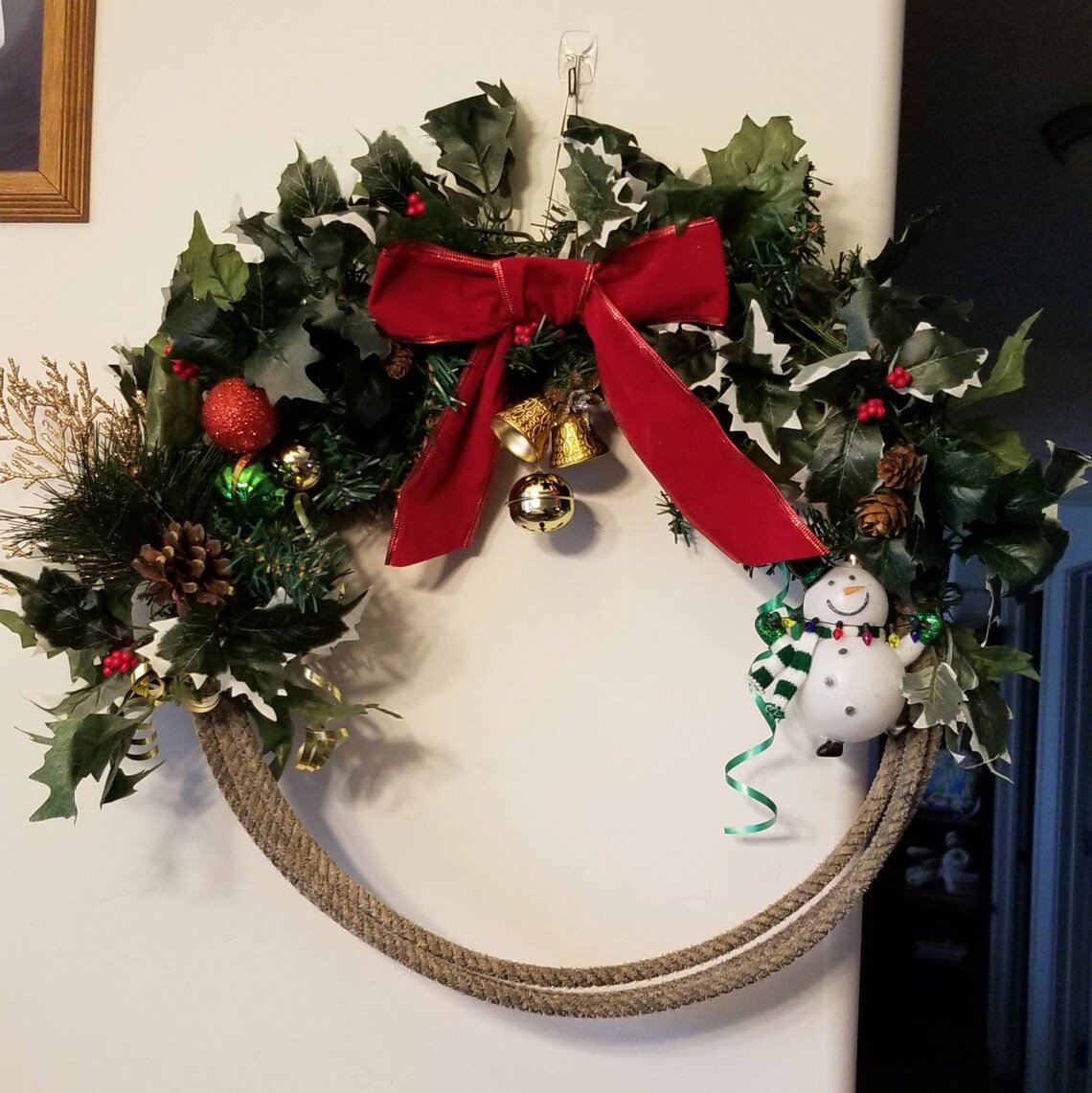Western Rope Christmas Wreath | Etsy
