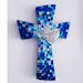 Shades of Blue Wall Cross With Elegant Gift Box Gift - Etsy