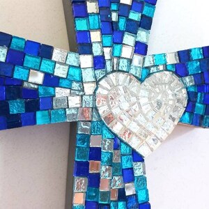 Shades of Blue Wall Cross With Elegant Gift Box Gift - Etsy