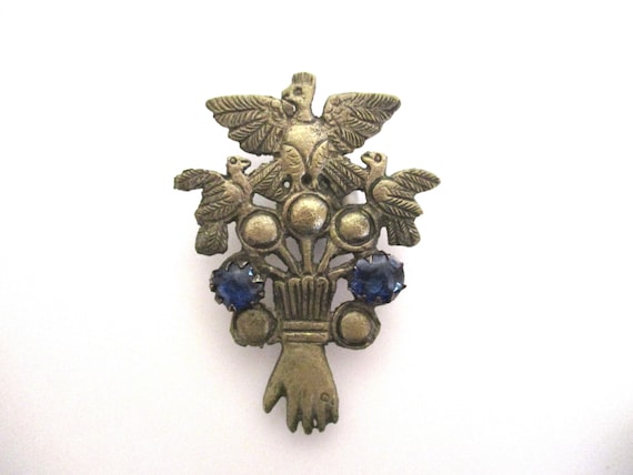 Antique Peruvian Tupu Shawl Pin, Inca Andean Bolivian… - Gem