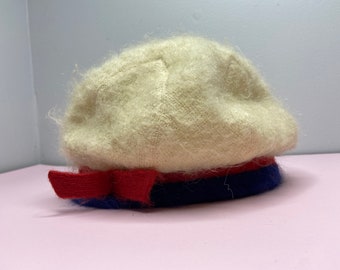 Mini Beret Hat Small Wool Beret Hat Mini French Beret Tiny Beret Black ...