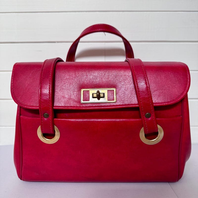 Vinyl Handbags - Etsy