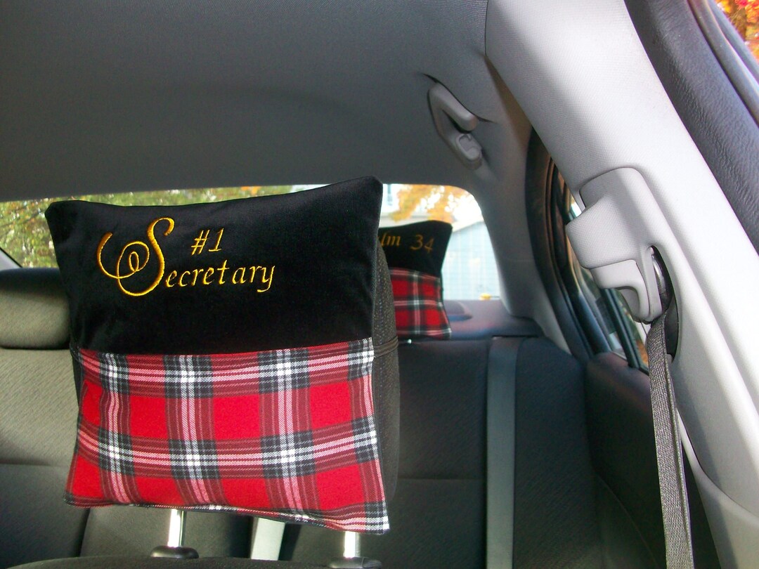 Personalized Car Headrest Pillow || for Your Vehicle - Etsy