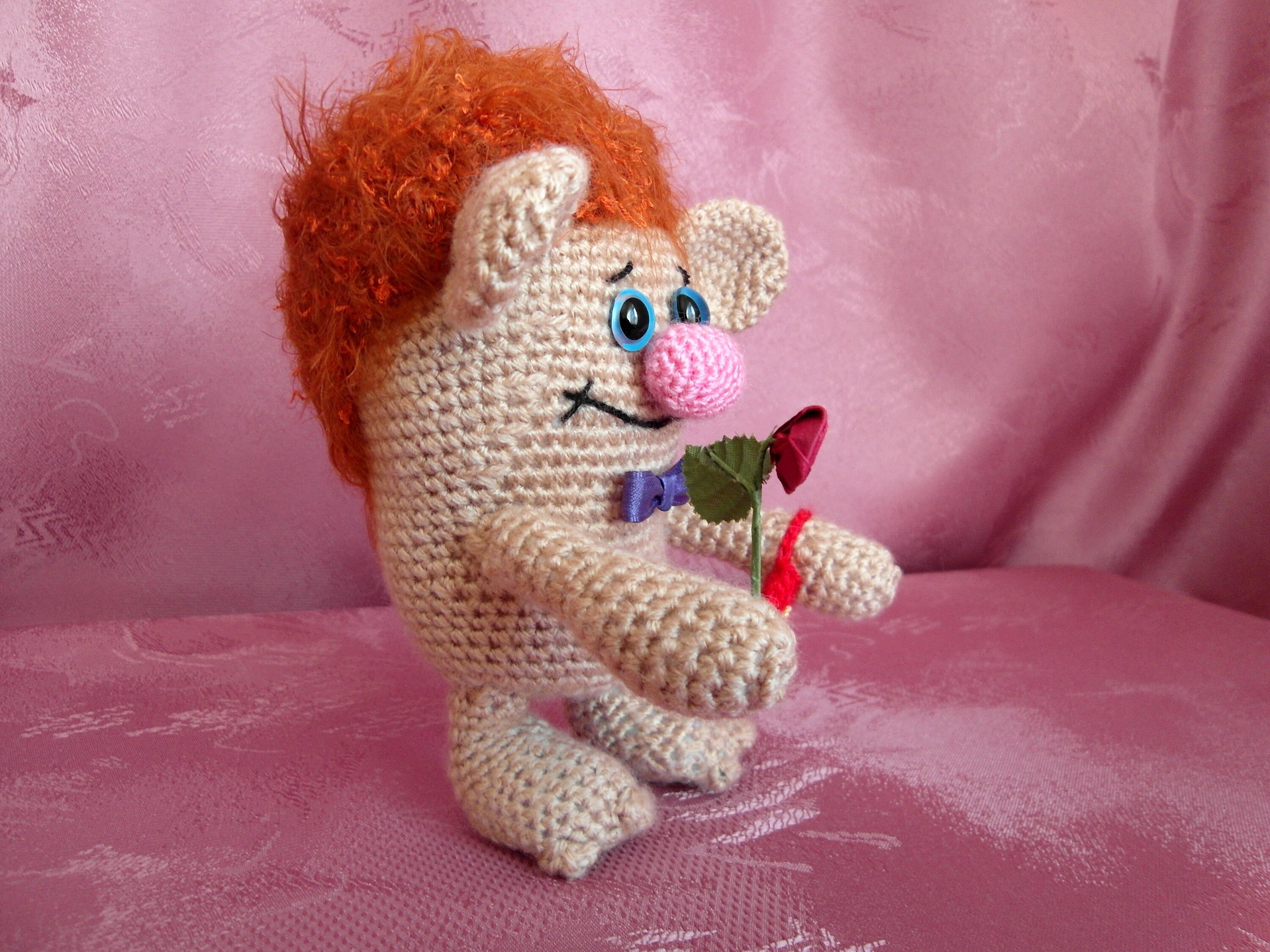 Doll mister Charming Amigurumi Handmade Unique - Etsy Australia