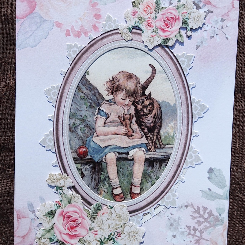 Antike karten katzen - Etsy.de