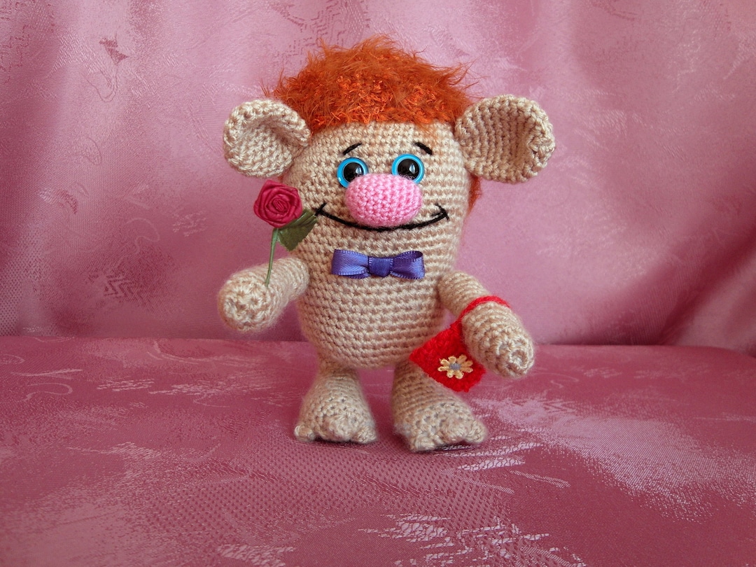 Doll mister Charming, Amigurumi, Handmade, Unique, Handmade, OOAK - Etsy
