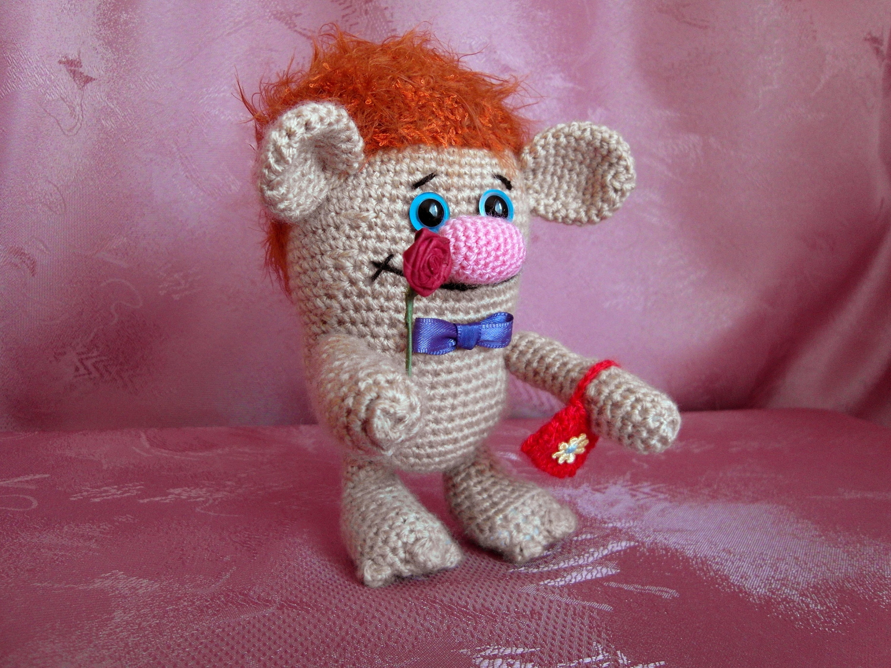 Doll mister Charming Amigurumi Handmade Unique - Etsy Australia