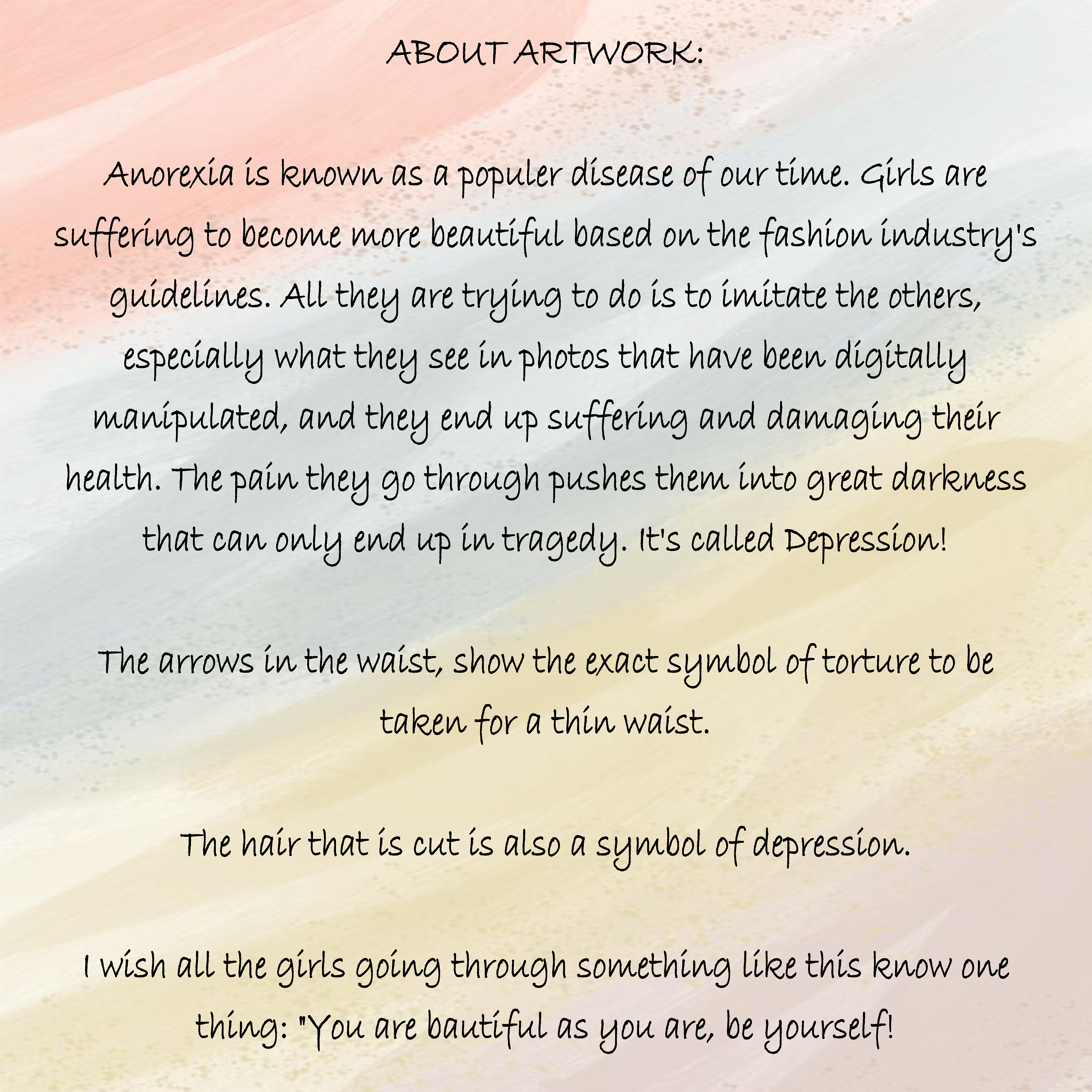 Anorexia Nervosa Art, Bulimia Art, Eating Disorder Recovery Art, Body ...
