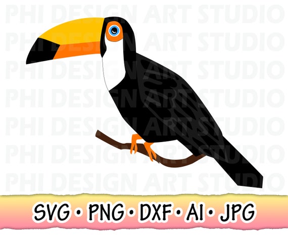 Toucan SVG Toucan Bird Png Tropical Birds Svg Cut Files for - Etsy
