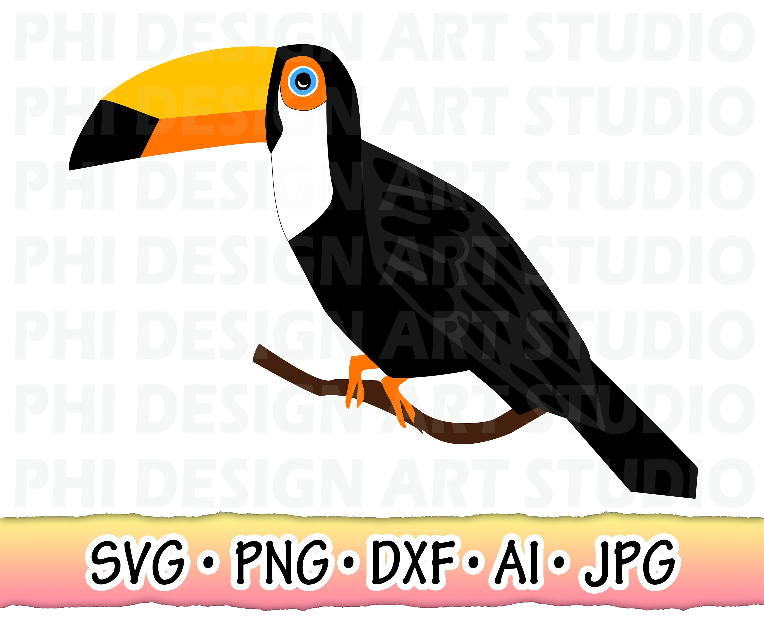 Toucan SVG, Toucan Bird Png, Tropical Birds Svg, Cut Files for Cricut ...