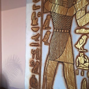 Egyptian God Thoth Original Painting, Thoth Art, Ancient Egypt God Art ...