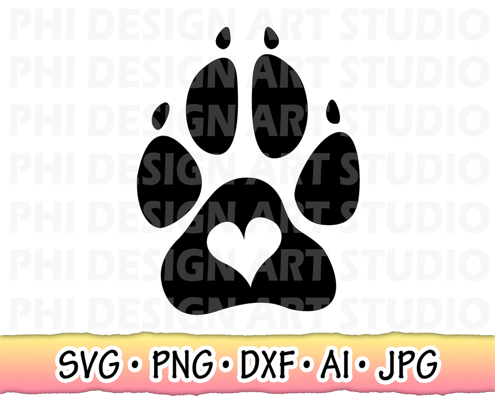 Dog Paw SVG, Dog Paw Print Svg, Dog Paw Heart Svg, Paw Print Png ...