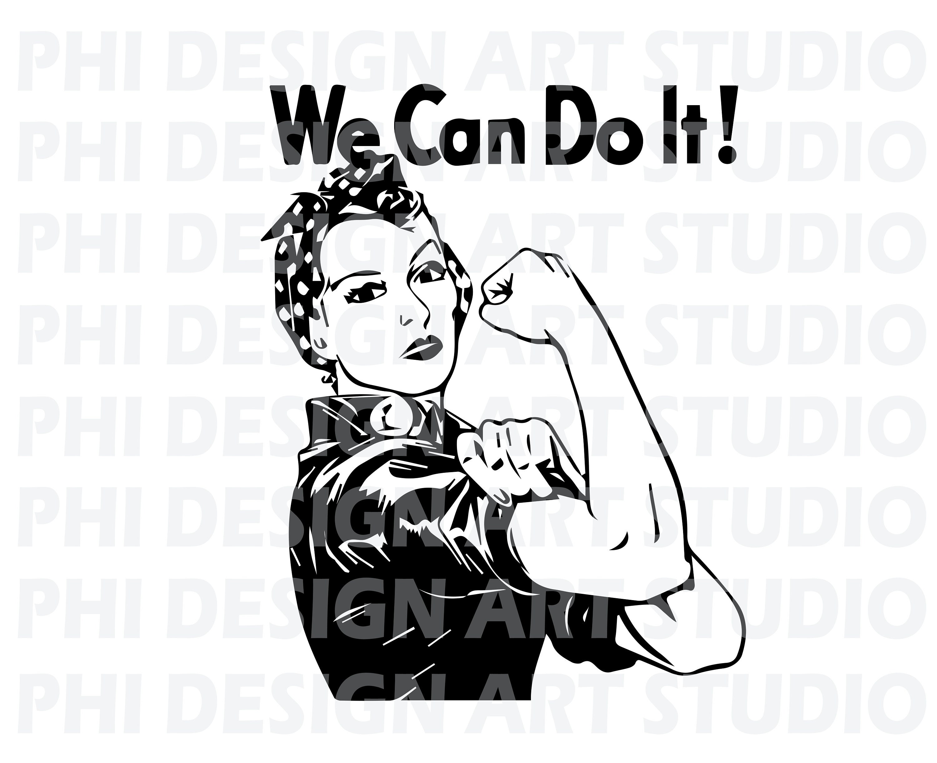 Rosie the Riveter SVG We Can Do It Svg Women Power Svg Girl - Etsy