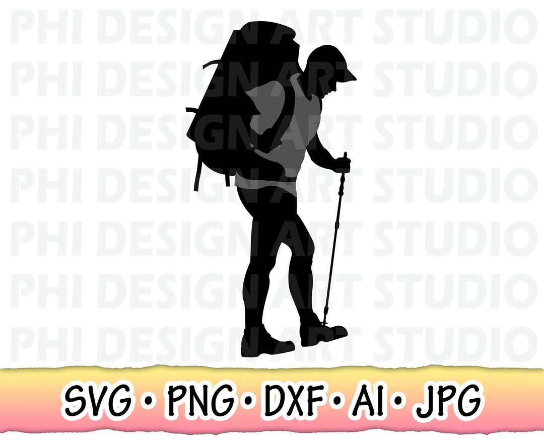 Hiking Svg, Climber Svg, Adventure Svg, Mountain Climbing Svg, Cut ...